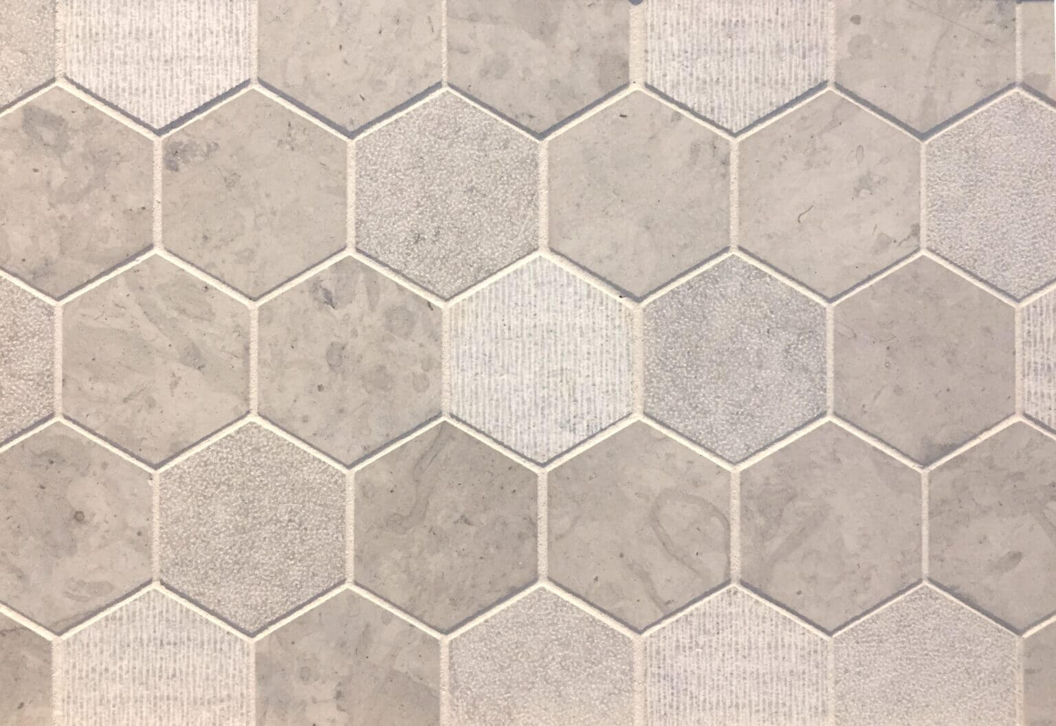 cararra multi finish hexagons - Versailles Surface